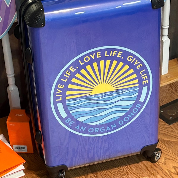 Personalised Upload Your Logo Suitcase | Cabin Suitcase | Custom ...