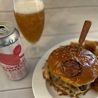 Custom Burger Stamp BBQ Branding Personalised Bread Stamp for Holiday ...