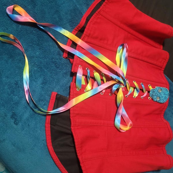 PINK Corset Flat Lacing, Replacement Stays Lacing, Polyester Lacing ...