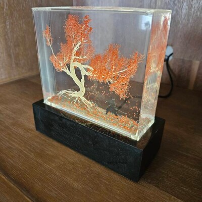 Jellyfish Swarm Resin Desk Light Underwater Epoxy Lamp Scuba ...