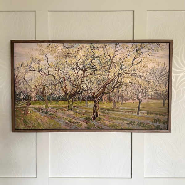 Samsung Frame TV Handmade Real Wood Bezel 32'' Model - Etsy