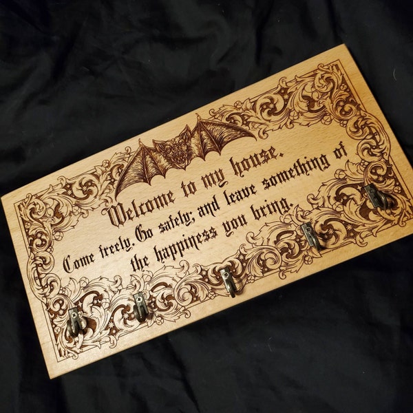 Ouija Board With Demons and Skulls Wooden Engraving Luxury Edition ...