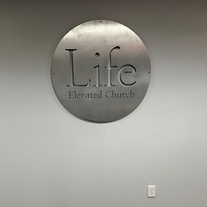 Your Business Logo or Artwork Custom Metal Sign Your Own Custom Design ...