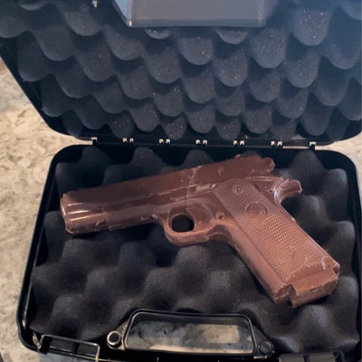 CHOCOLATE GUN Full Size Hand-crafted Solid Milk Chocolate - Etsy