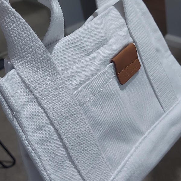 Small Tote Bag - Canvas Tote Bag - Crossbody Tote Bag - Canvas Handbags ...