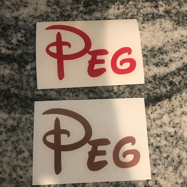 Disney Name Decal | Disney Name Sticker | Custom Disney Name ...
