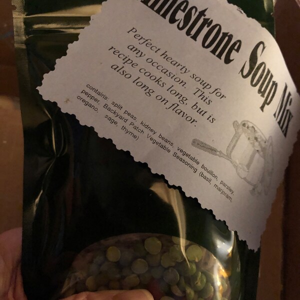 Jar Soup Mixes, Good Luck Soup, Patchwork Soup, Texas Two Step, Spicy ...