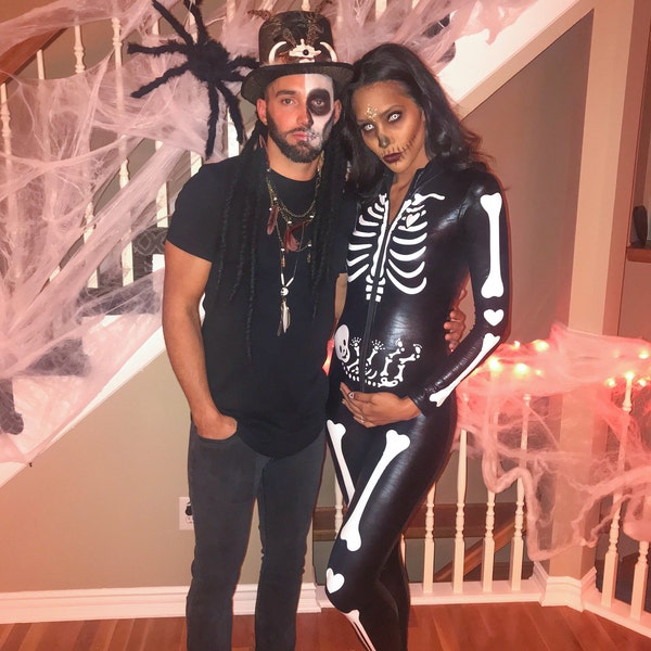 DIY Iron-on Transfer - Full Skeleton Costume -- Rib Cage, Pelvis, Arm ...
