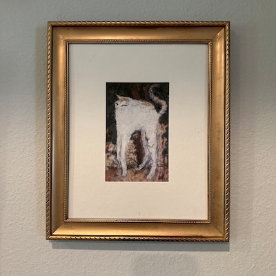 Émile Deyrolle Cat Anatomy Print, Gothic Cat Skeleton Study, Chat Art ...