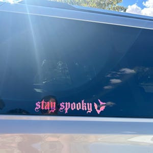 Support Your Local Cryptids Bumper Decal, Spooky Car Accessories ...