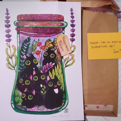 Happiness Potion Art Print - Etsy