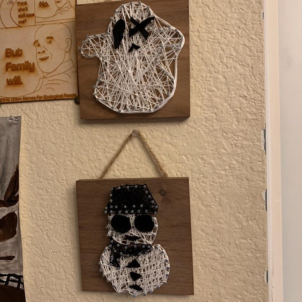 BOO String Art PATTERN | DIY Halloween Adult Art Craft Project - Etsy