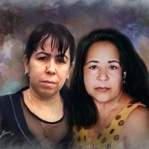 Deceased Loved One Portrait, Photo to Painting, Passed Loved Ones ...