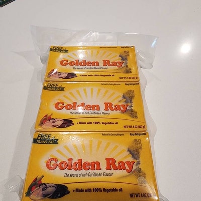 Golden Ray Cooking Margarine 8 Oz pack of 3 - Etsy