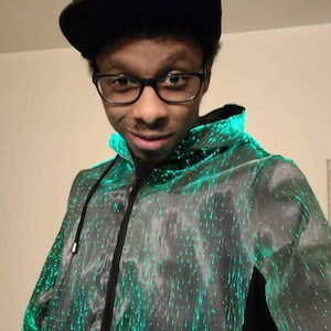 LED Light up Jacket for Men Formal Party Outfit Music Fesitval Outfit ...