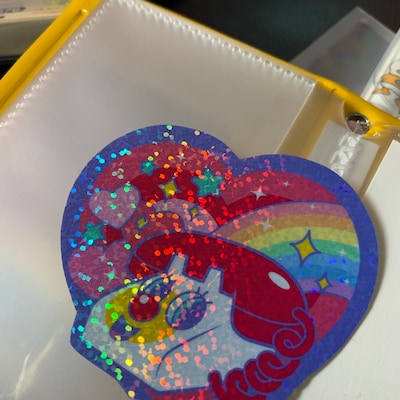 Lumalee Glitter Gamer Sticker Super Mario 3.5 - Etsy