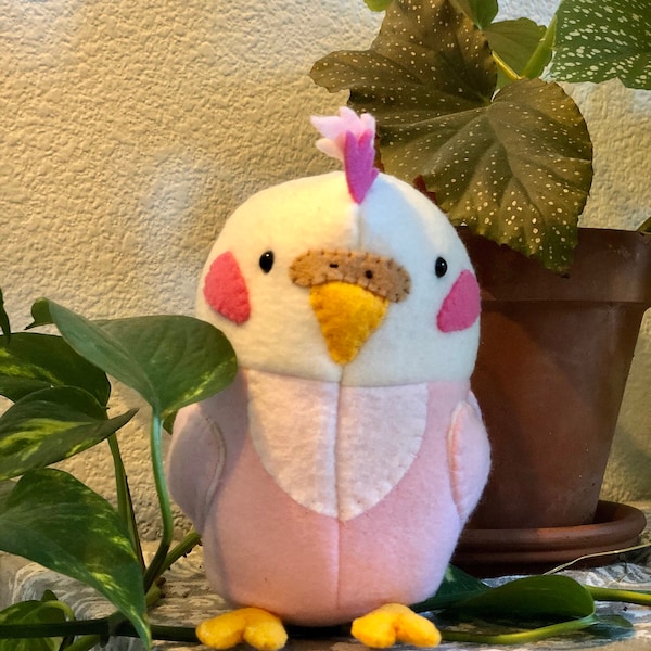 Plush Budgie Bird Sewing Pattern: Australian Birds Soft Toy (PDF ...