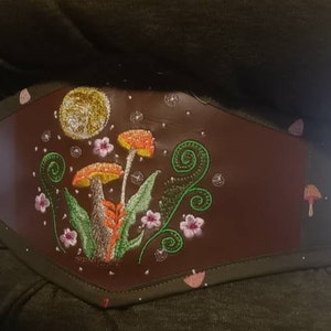 Black Luna Moth Corset Belt - Etsy