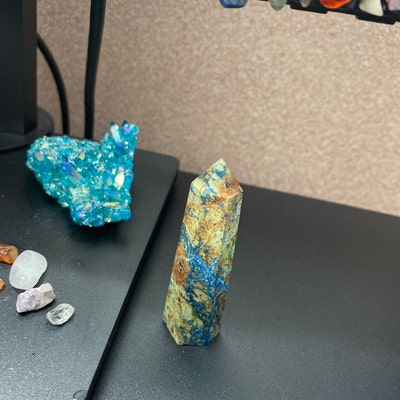 Banded Candy Fluorite Teardrop Pendant W/ a Sterling Silver Bail ...