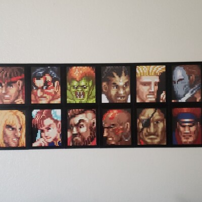Retro Mortal Kombat II Arcade Character Select Screen Posters 12 5x7 ...