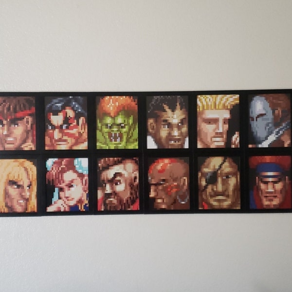 Retro Mortal Kombat II Arcade Character Select Screen Posters (12 5x7 ...