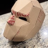 DIY Cardboard Superhero Mask Template: Printable Pattern (PDF) - Etsy