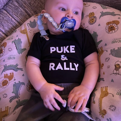 Puke & Rally Baby Bodysuit - Etsy