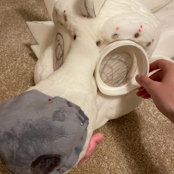 Fursuit Neck + Hood PDF PATTERN (A4) - Etsy