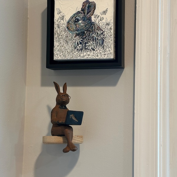 Dowel Peg Rail With Straight Edge by TOMAZIN | Oak Hook Board, Coat Hat ...