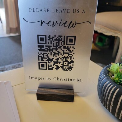 Personalized Business Leave a Review, QR Code Sign, Google Review - Etsy