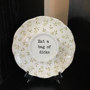 Upcycled Vintage Swear Plate-bitch Put You in a Trunk and Help - Etsy