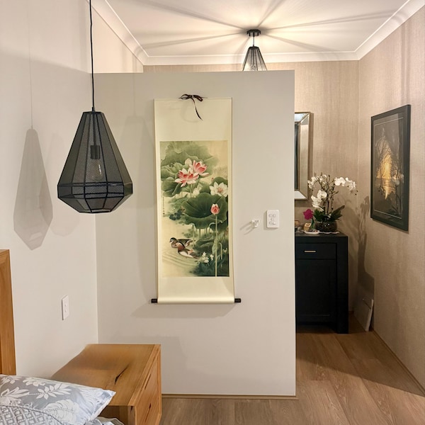 Scroll of the Unborn and the Immortals, Red-crowned Cranes, Horizontal ...