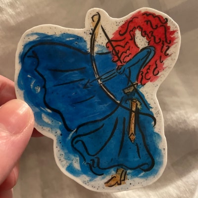 Snow White Watercolor Painting Vinyl Waterproof Vinyl Sticker - Etsy