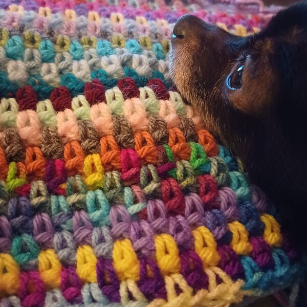 Acrylic Scrap Yarn in Multi, Variegated, Prints, for Crafts, Knitting ...