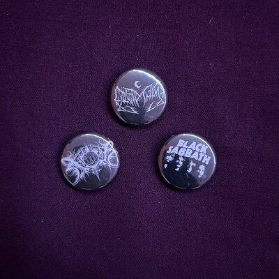 Four Detroit Rock Pins Iggy Stooges MC5 Pinback Button - Etsy