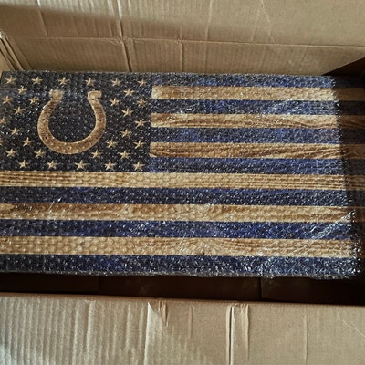 Rustic Busch Light Wooden Flag - Etsy