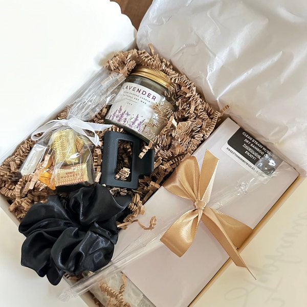 Bestie Gift Box Best Friend Birthday Gift Personalized With Name Glass ...