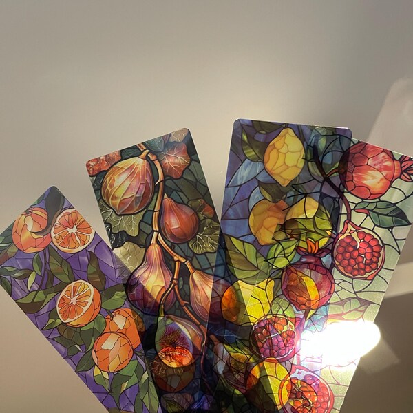 Autumnal Shire Stained Glass Bookmarks transparent Clear Bookmark ...