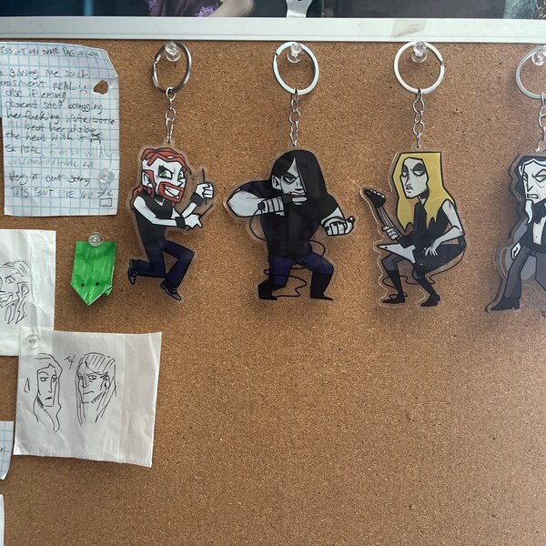 Metalocalypse Dethklok Acrylic Keycharm - Etsy