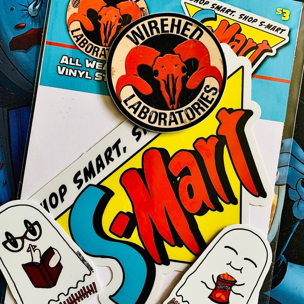 S-mart Vinyl Sticker! Shop Smart, Shop S-mart! 4.5" All Weather Evil ...