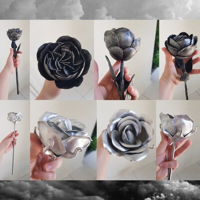 19th Anniversary Gift, Bronze Rose, 19 Years Anniversary, 19 Year ...