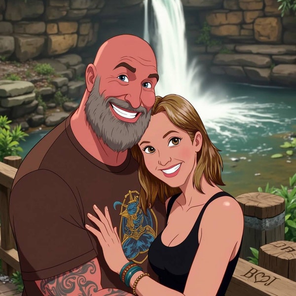 Custom Pixar-style Character, Personalised Family Portrait, Customized ...