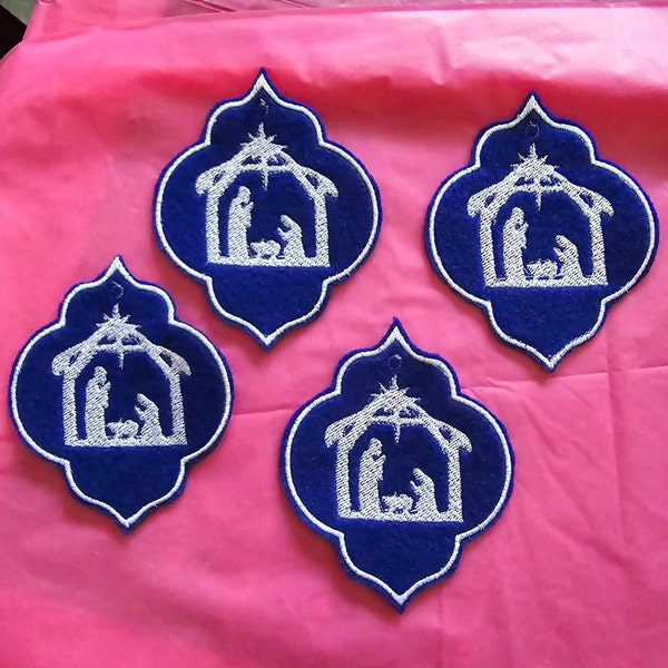 Floral Corner Bookmark Satin Stitch, Digital Files, Machine Embroidery ...