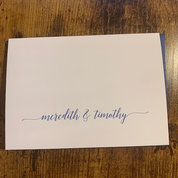 DEVOTED Couples Personalized Stationery. Custom Stationary for Wedding ...