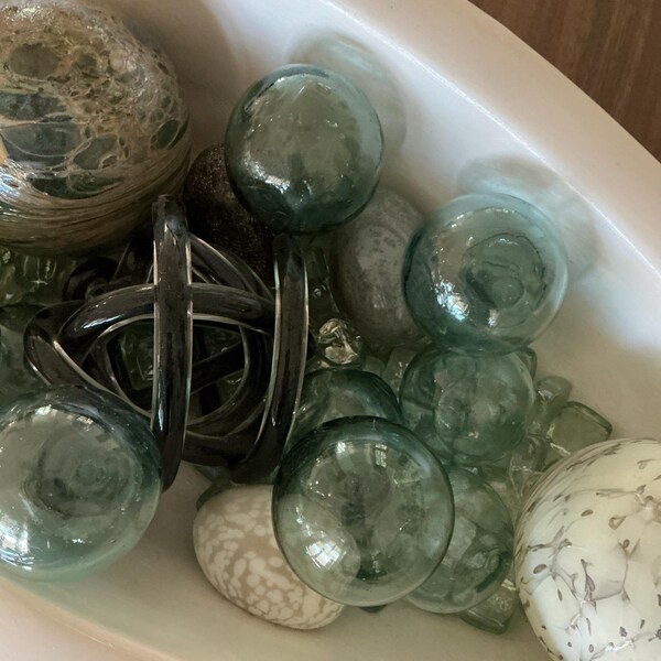 2.75" Japanese, Glass Fishing Float, Collectable, Antique, Nautical ...