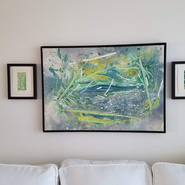 Vintage Impressionist Landscape Oil Painting Titled "new Canaan Woods ...