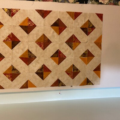 Star Center Log Cabin Quilt Block Pattern Download - Etsy