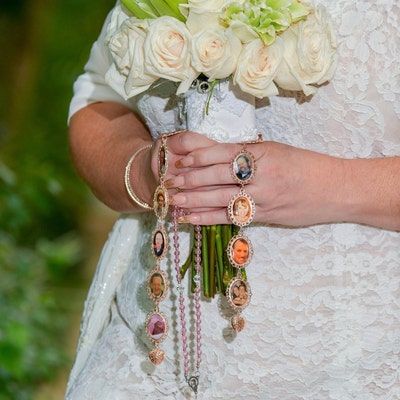 Red Victorian Inspired Cone Tussie Mussie Holder One of A Kind Keepsake ...