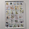 Animal Alphabet Chart Printable, Downladable, Digital File, Educational ...