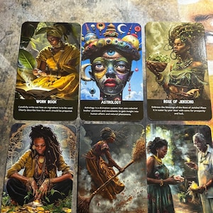 Physical Features Characteristics Oracle Cards Deck 78 Tarot Size Cards ...